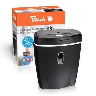 Peach PS500-50 - Cross cut shredder with automatic document feeder