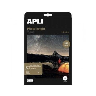 APLI A4 satin photo paper A4 280g/m², 60 sheets